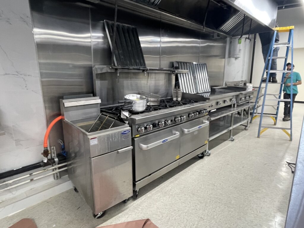 NYC Restaurant Kitchen Extinguisher Suppression Duct Design